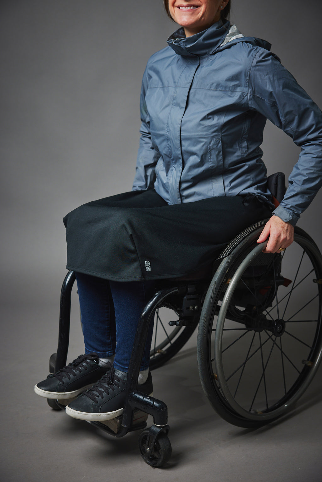 Wheelchair Outerwear | Adaptive Fashion Lap Jacket Canada – Chloë Angus ...